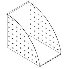 China suspended steel files holder for partition,#F2 for sale