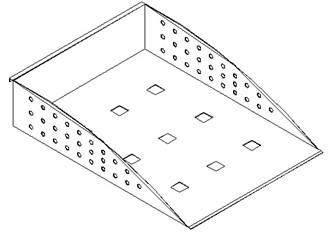 China suspended metal notepaper holder for partition,#F9 for sale