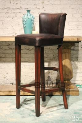 China antique style leather bar chair furniture,#725 for sale