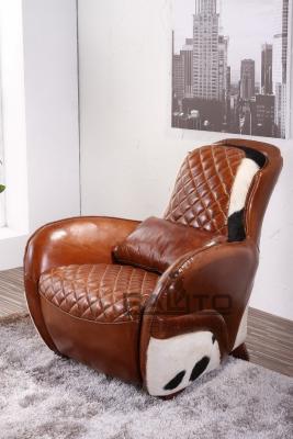 China luxury antique leather home leisure chair furniture,#2006 for sale