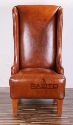 China antique high back leather leisure chair furniture,#2039 for sale