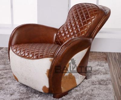 China classical British leather sofa,#2059 for sale