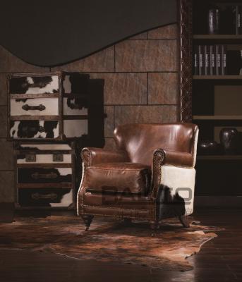 China classical Europe style leather single sofa,#K606 for sale