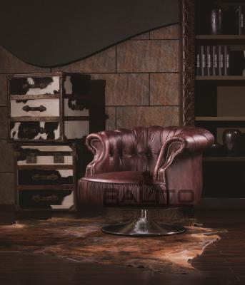 China antique club leather swivel sofa furniture,#K609 for sale