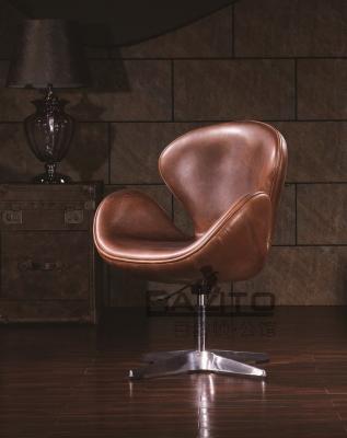 China classical old style club leather swivel chair,#K620 for sale