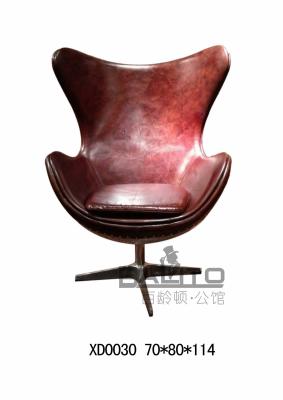 China antique club leather chair furniture,#XD0030 for sale