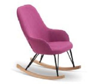 China North Europe style fabric rocking chair furniture for sale