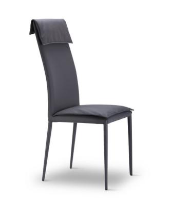 China North Europe style PU leather dining chair furniture for sale