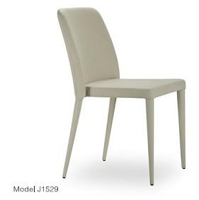 China dining room stackable PU leather chair furniture for sale