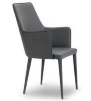 China North Europe style PU leather arm chair furniture for sale
