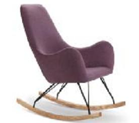 China North Europe style fabric leisure rocker chair furniture for sale