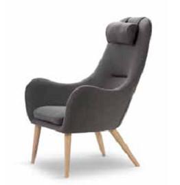 China North Europe style leisure chair with headrest for sale