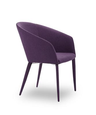 China North Europe style purple arm chair furniture for sale