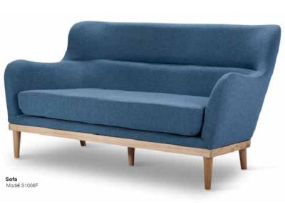 China North Europe style living room two seater fabric sofa furniture for sale