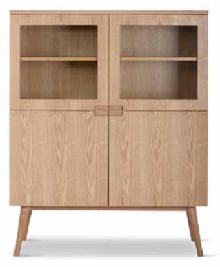 China wholesale North America style wooden high cupboard cabinet furniture for sale