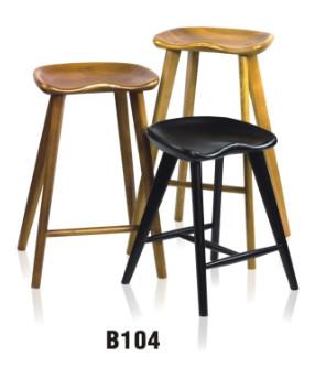 China North Europe style wooden bar stool furniture for sale