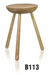 China North Europe style solid ashwood leisure stool furniture for sale