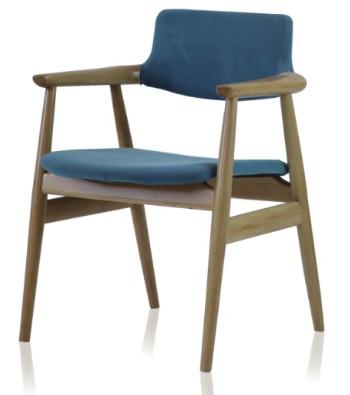 China America style ashwood cafe arm chair furniture for sale