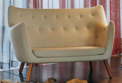 China modern home upholstered 2 seater chaise chair furniture for sale