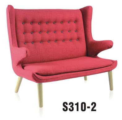 China modern home upholstered 2 unit lounge chair furniture for sale