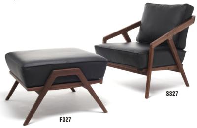 China America style wooden frame home upholstered lounge chair furniture for sale