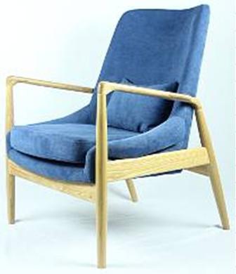 China America style home upholstered wooden frame single recliner arm chair furniture for sale