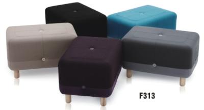 China America style mid century wood foot ottoman for sale