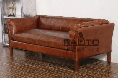 China luxury America style 2 seater leather sofa furniture for sale