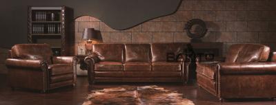 China classic Europe style leather 1+1+3 sofa set furniture for sale