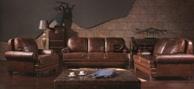 China classic Europe style 1+1+3 leather sofa set furniture for sale