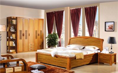 China modern wooden bed with storage for sale