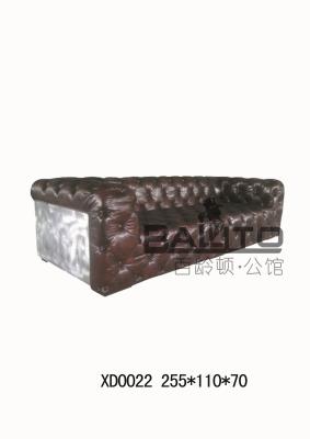 China classical antique four seater leather sofa/classic four seats leather sofa furniture for sale