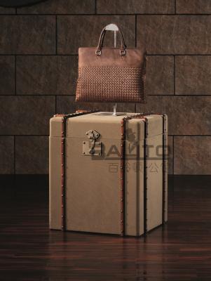 China classical old style antique grey canvas fabric case furniture for sale