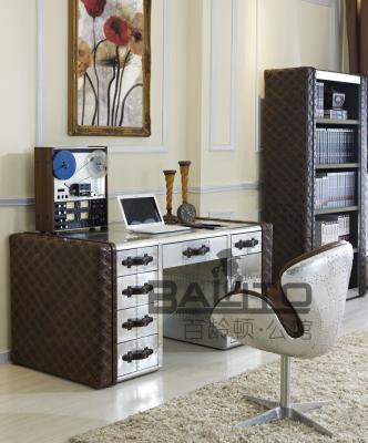 China classic old style antique aluminium writing desk furniture for sale