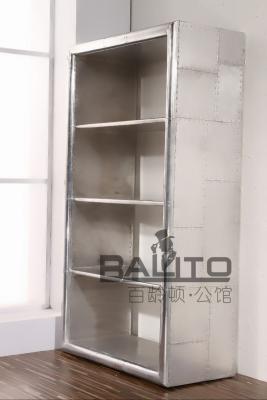 China classical old style antique aluminium bookshelf furniture for sale