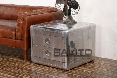 China classical aluminium square corner table furniture for sale