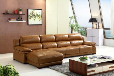 China modern living room genuine leather combination sofa furniture for sale