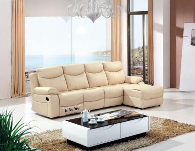 China home genuine section leather recliner sofa living furniture for sale