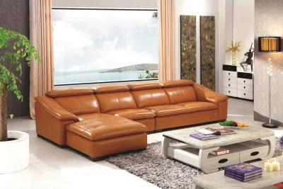 China modern home leather corner leisure sofa furniture Guangzhou supplier for sale
