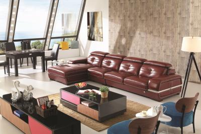 China luxury modern living room modern sectional leather sofa furniture for sale