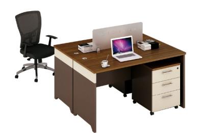 China modern 2 seater office staff computer workstation table furniture for sale