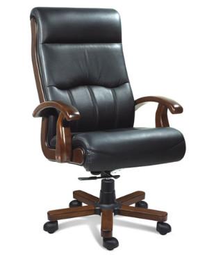 China high back office wood manager swivel chair furniture for sale