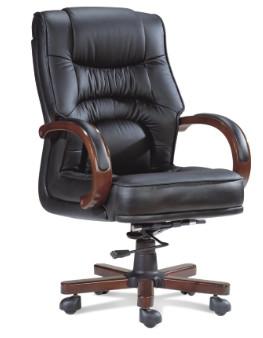 China office wooden medium back manager swivel chair furniture for sale