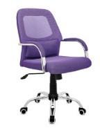 China purple office medium back mesh chair/office staff mesh chair for sale