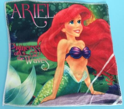 China microfiber disney cartoon hand towels heat transfer printing face towels for sale