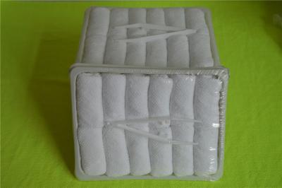 China disposable 100% cotton airline towel for hot and cold use for sale