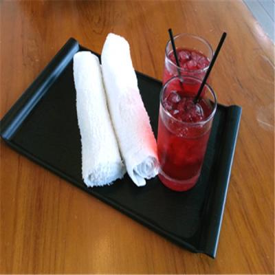 China 100% Cotton plain woven airline towel refresher towel for sale