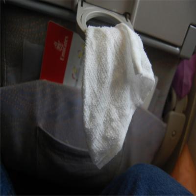 China Cheap 100% cotton lemon scented airline towel for sale