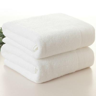 China Promotional Egypt Cotton White Bath Towel Wholesale for sale