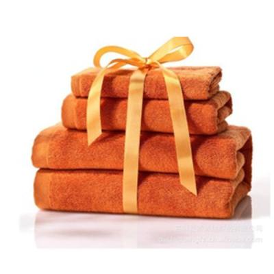 China Cotton Ribbon Packed Yarn Dyed Towel Set for sale